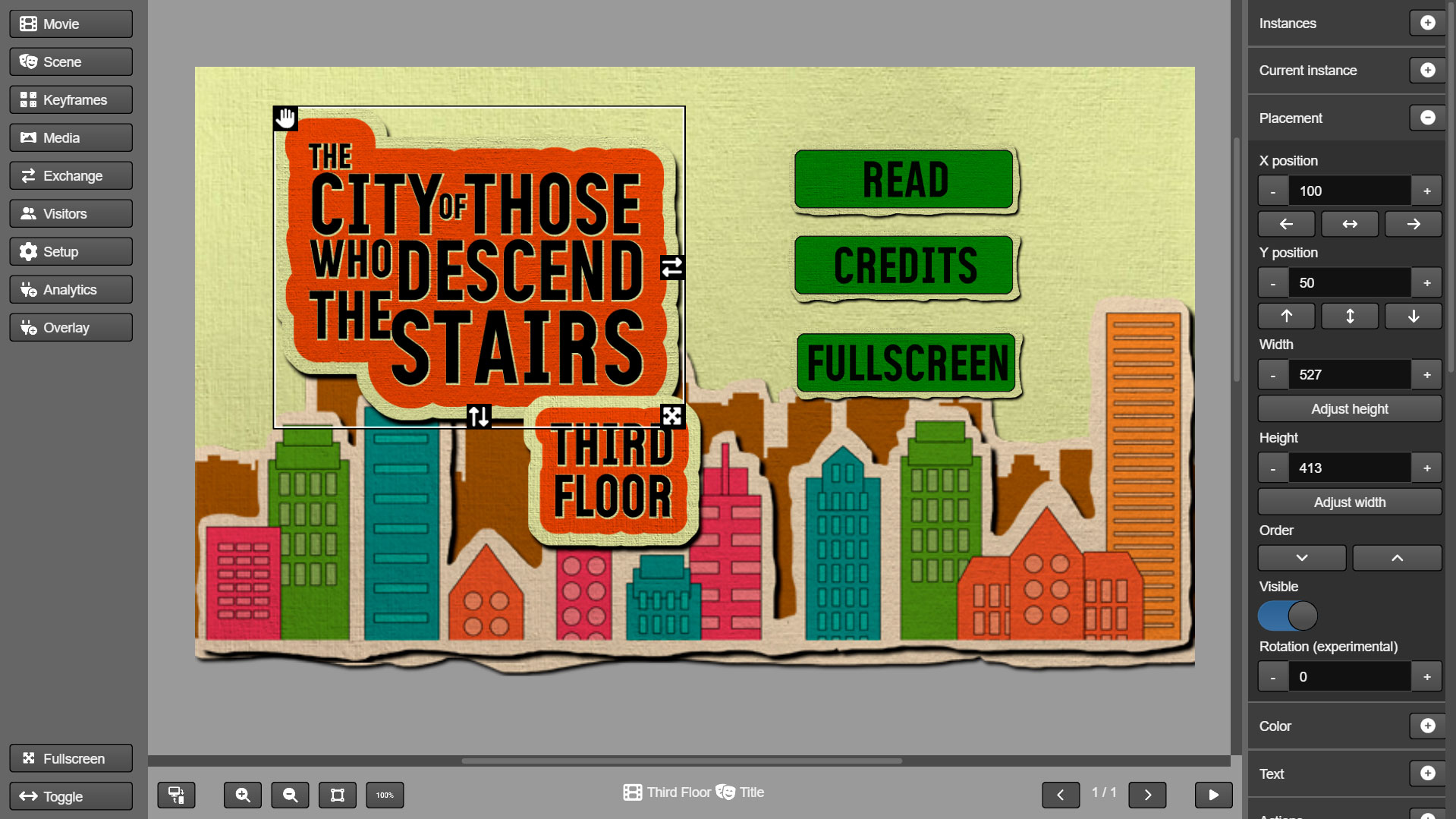 TilBuci – A free, open source web tool to create interactive content.